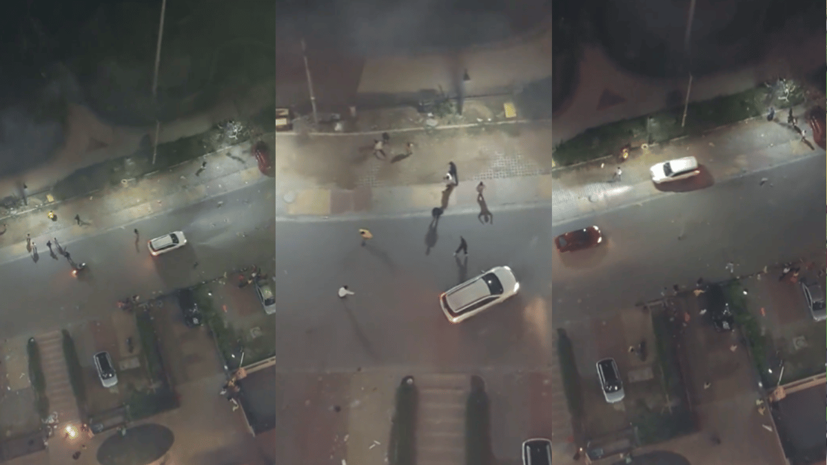 Viral Video Of Driver Hitting People For Bursting Crackers With Car ...