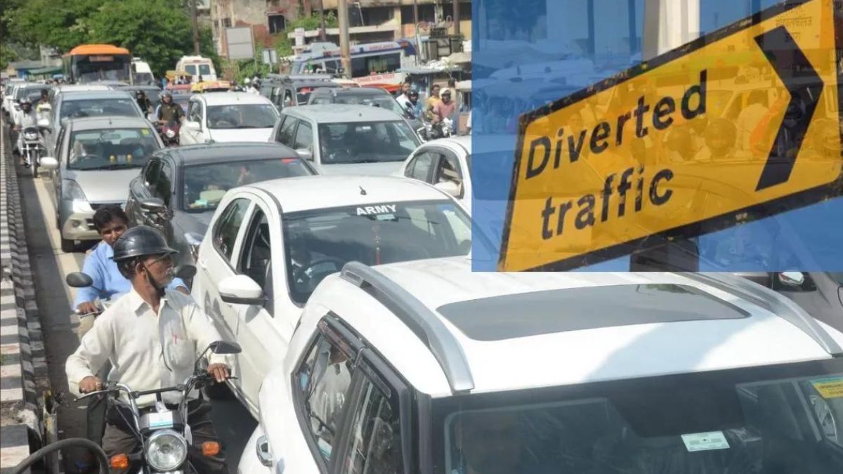 Lucknow Traffic Advisory: Vehicle Movement On Vidhansabha Marg, Other ...