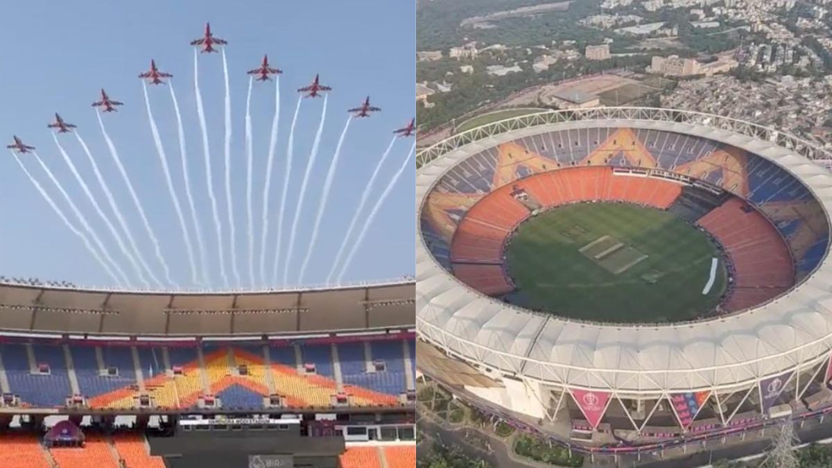 IND vs AUS, World Cup 2023 Final: Air Show Rehearsal On High Over ...