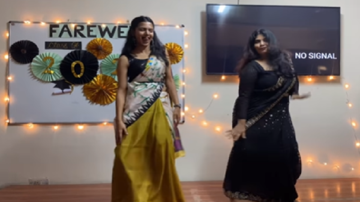 College Girls Fiery Dance In Saree On Samantha Ruth Prabhus ‘oo