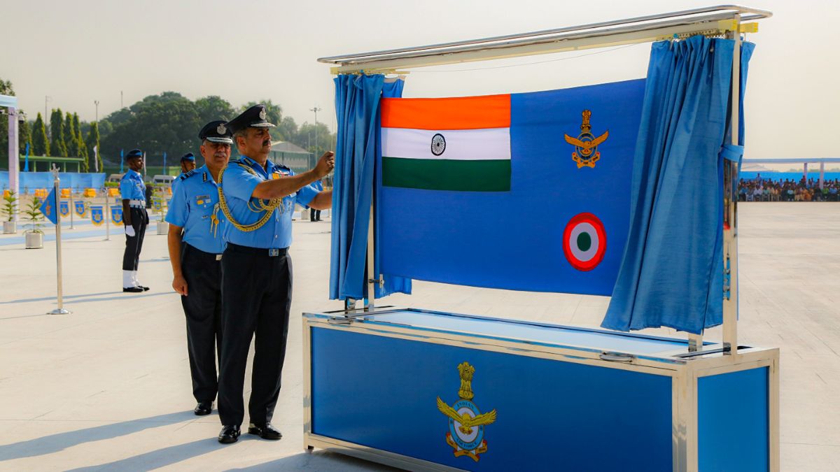 IAF Celebrates 91st Anniversary With New Ensign And Air Show In Prayagraj
