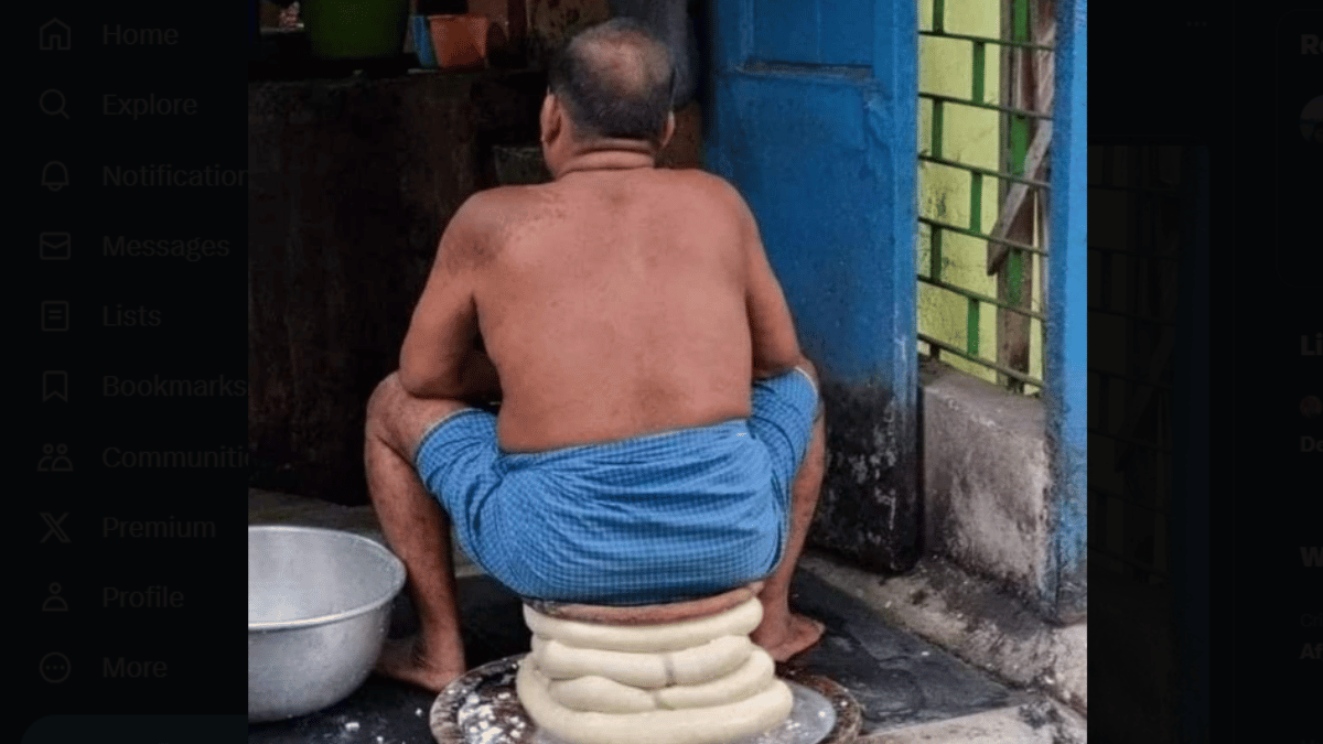 Photo Of Man Sitting On Raw Paneer Sparks Debate On Branded And ... Photo Of Man Sitting On Raw Paneer Sparks Debate On Branded And ...
