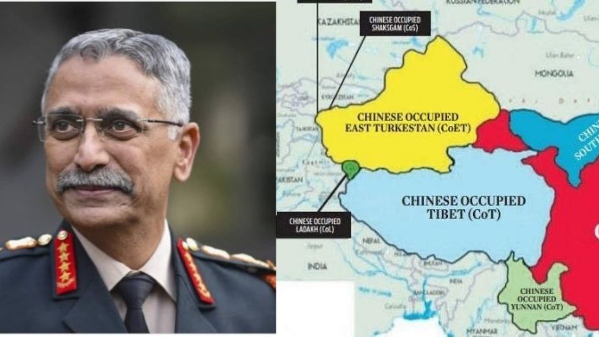 Former Army Chief Naravane Shares China’s ‘Real’ Map Taking Dig At Dragon