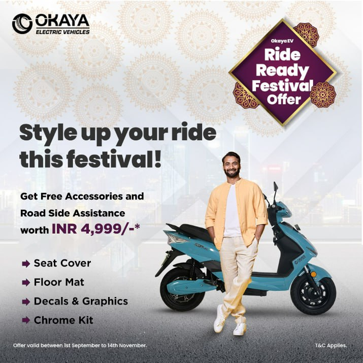 Okaya EV To Give Free Accessories Worth Rs 4,999 With Two-Wheelers For ...