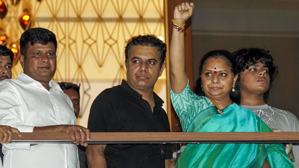 KCR's Daughter K Kavitha Detained By ED After Raids At Her Residence, Being Brought To Delhi For ...