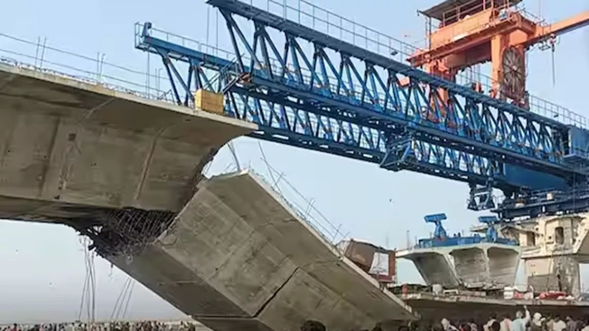 Bihar Bridge Collapse: One Dead, Several Trapped As Under-Construction ...