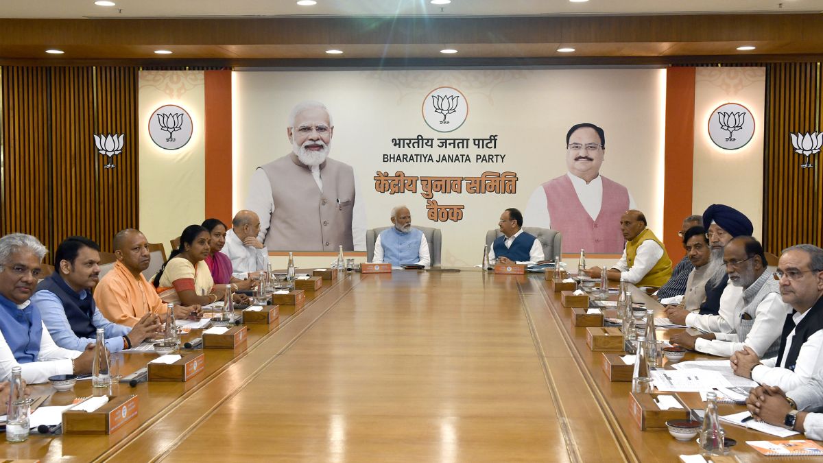 Lok Sabha Election 2024 Pm Modi Chairs Bjp Key Meet To Finalise