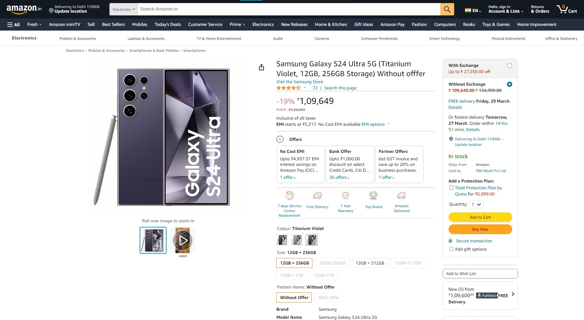 Samsung S24 Ultra Price Drop: Get Rs 21,000 Discount On Latest Galaxy ...