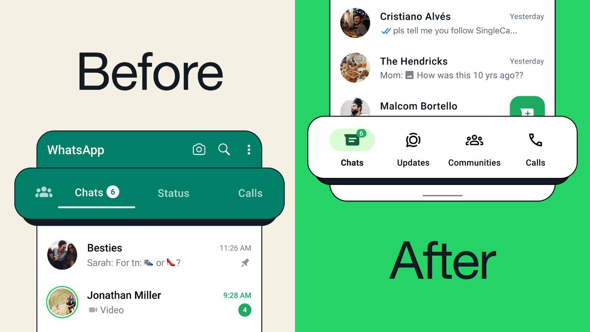 WhatsApp Android Update: Navigation Bar Is Now Below Your Thumb As Search Bar Takes Full Charge ...