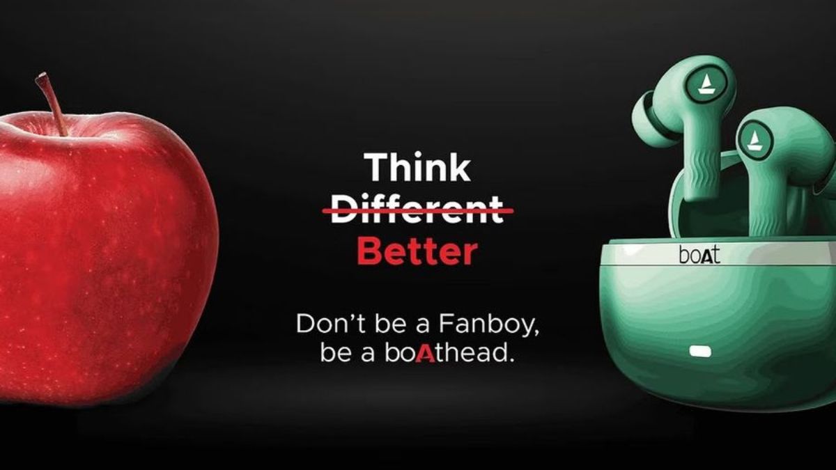 boAt's New Ad Campaign Mocks Apple Fans, Says 'Don't Be A FanBoy'