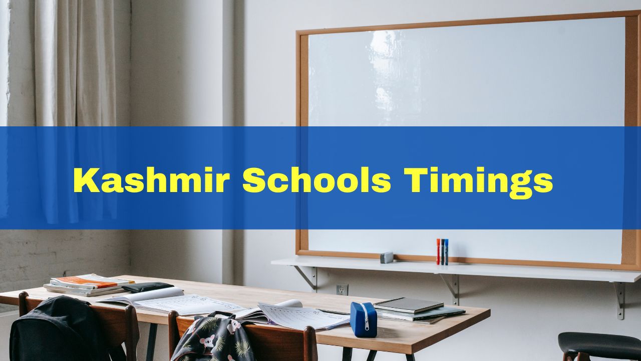 Kashmir Schools Timings To Change From April 12 As Temperatures Improve ...