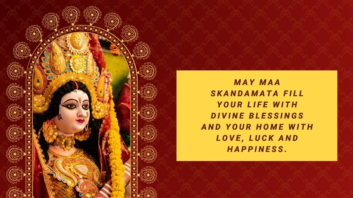 Chaitra Navratri 2024 Day 5: Maa Skandmata Wishes, Quotes, Images ...
