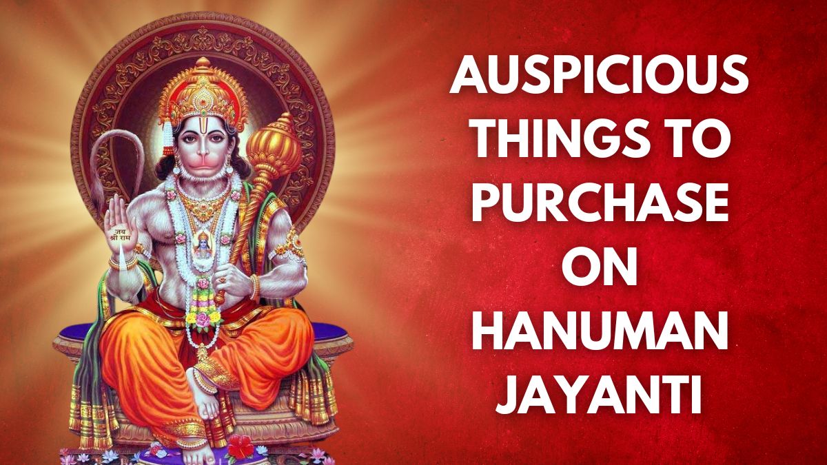 Purchasing THESE 6 Things On Hanuman Jayanti Brings Success And Good ...