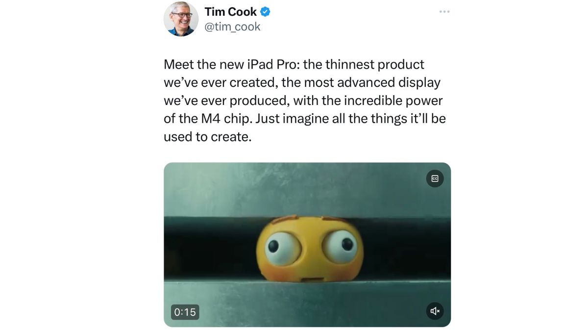 Apple Says Sorry For 'Crush' Ad To Market 'iPad Pro OLED' Amid Backlash ...