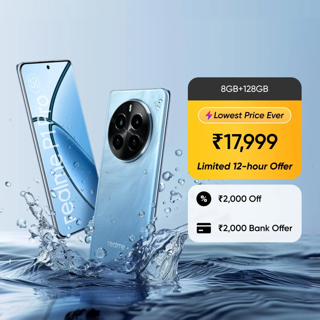 Realme P1 Pro Price Drops To 'Lowest Ever' For Limited Time On Flipkart ...