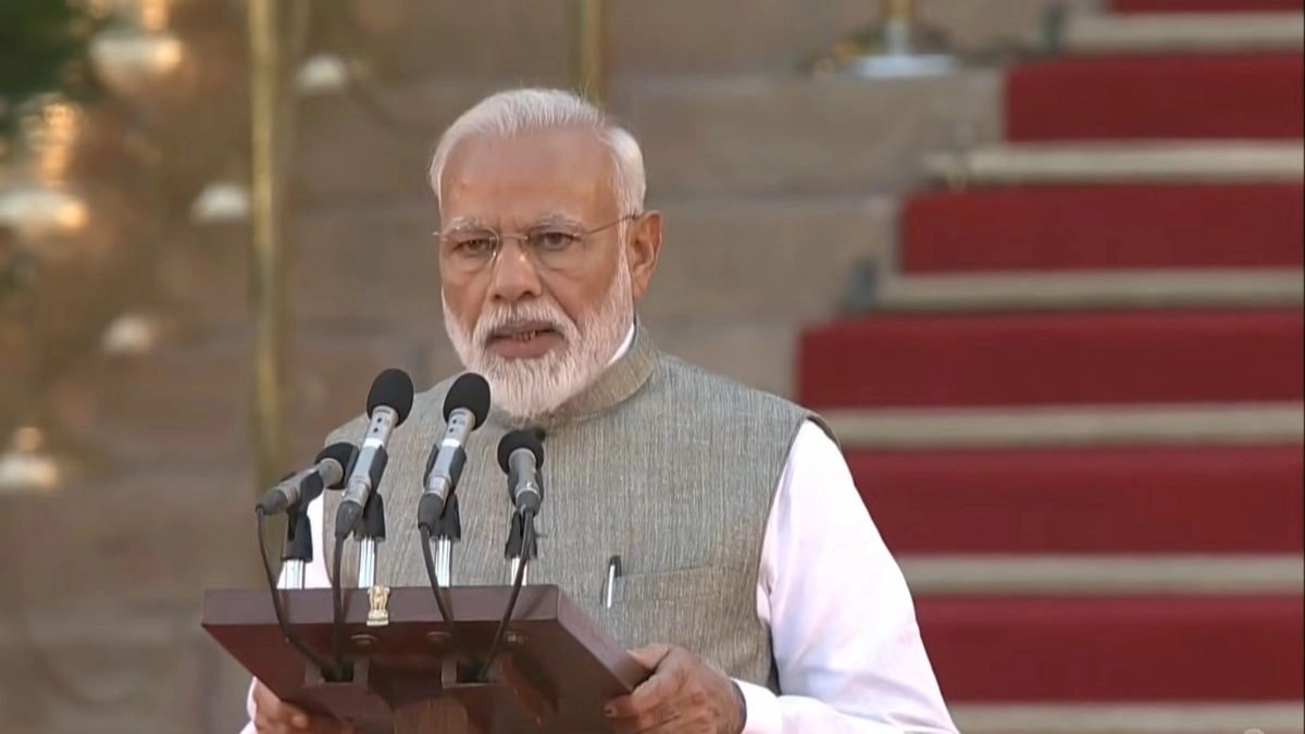 'Main Narendra Damodardas Modi...' To Echo Record Third Time At ...