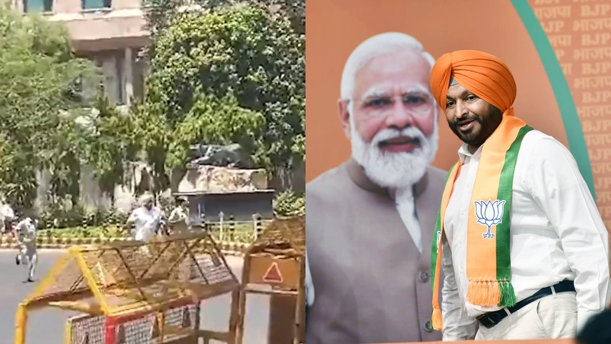 BJP Leader Ravneet Singh Bittu Runs Through Delhi Traffic To Reach PM Modi's Home On Time | Video