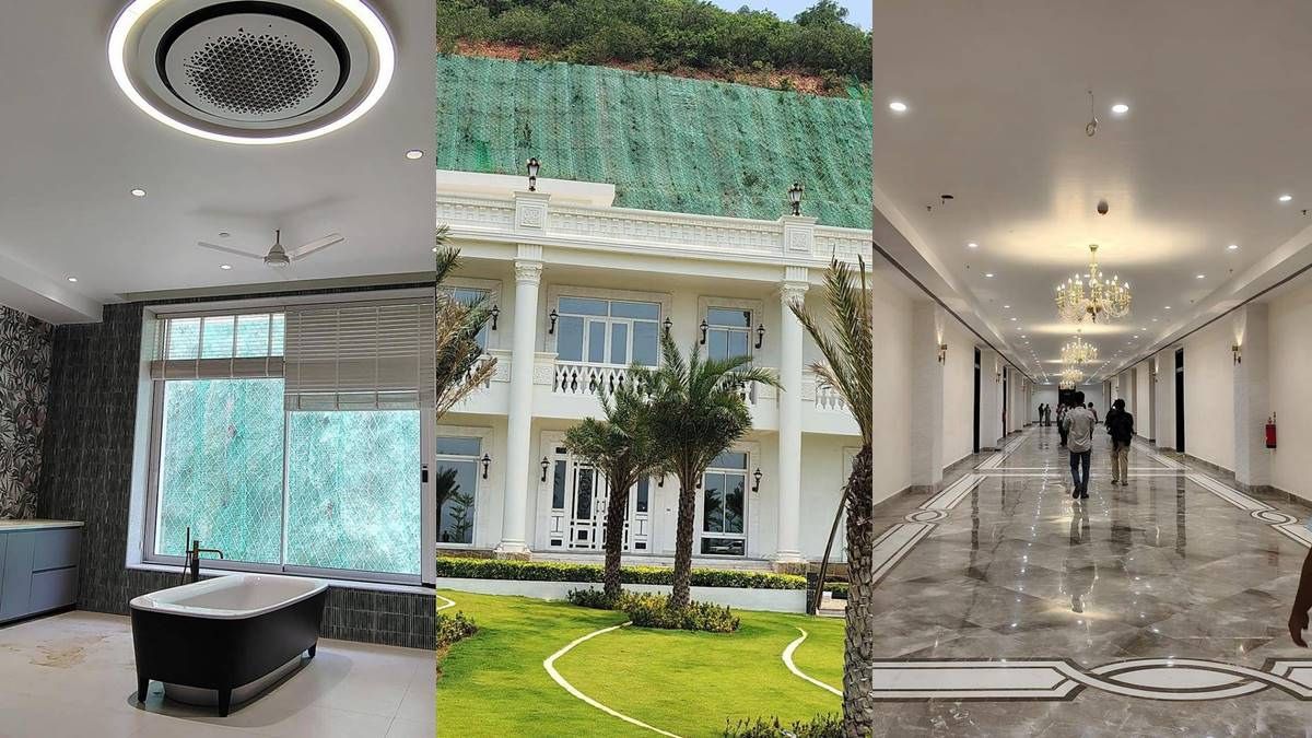 Jagan’s Lush ‘Camp Office’ On Rushikonda Hill In Vizag Finally Undraped ...