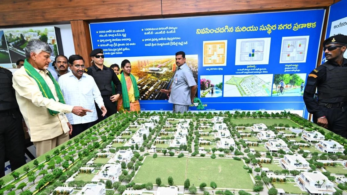 Andhra CM Chandrababu Naidu Visits Amravati In Renewed Push For Capital ...