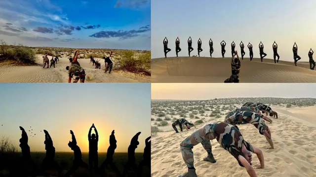 International Yoga Day 2024: Indian Soldiers Showcase Yoga's Power From ...