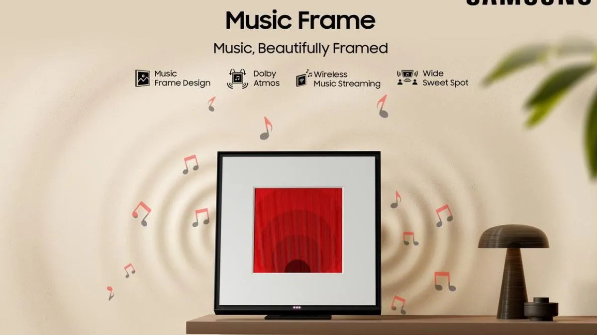 Samsung Music Frame Wireless Speaker Launched In India With Dolby Atmos ...