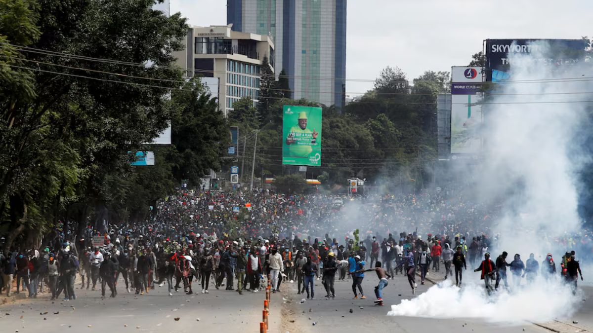 Kenya Parliament Stormed By Anti-Tax Protesters; Part Of Building Set ...