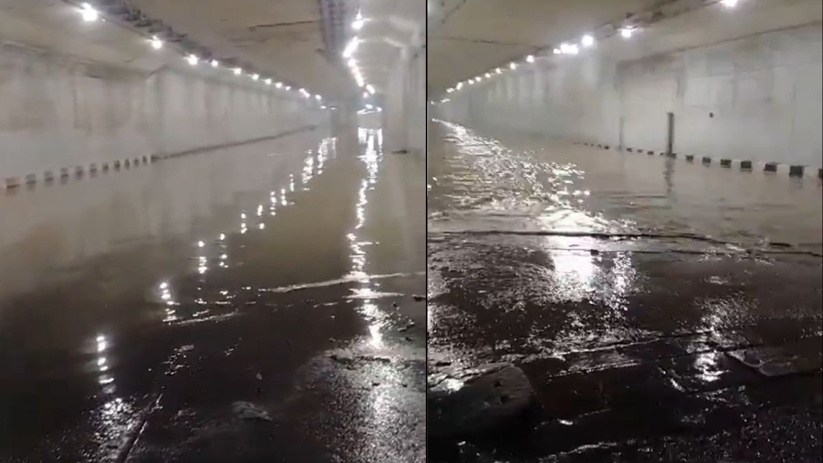 Delhi Traffic Advisory Okhla Underpass Waterlogged Vehicular Movement