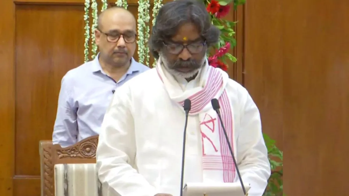 Hemant Soren Takes Oath As Jharkhand Chief Minister