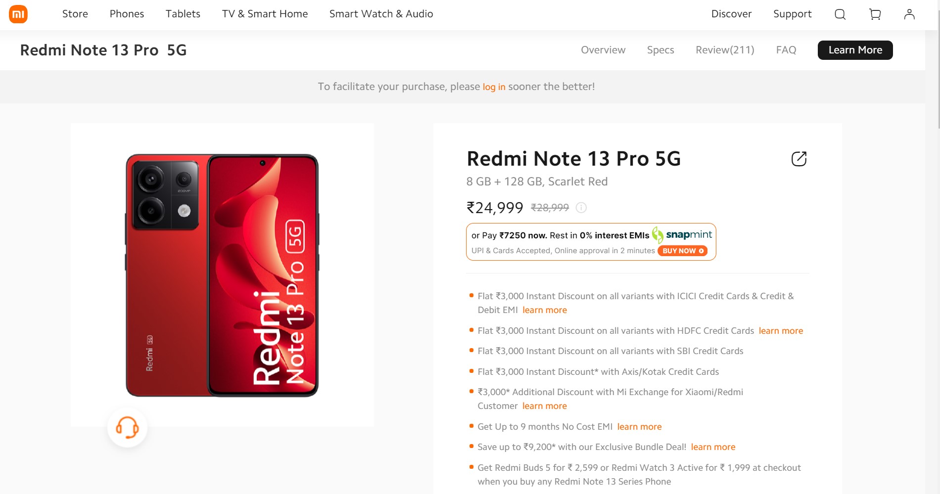 Redmi Note 13 Pro Price Offers: Get Scarlet Red Note Under Rs 20,000 ...