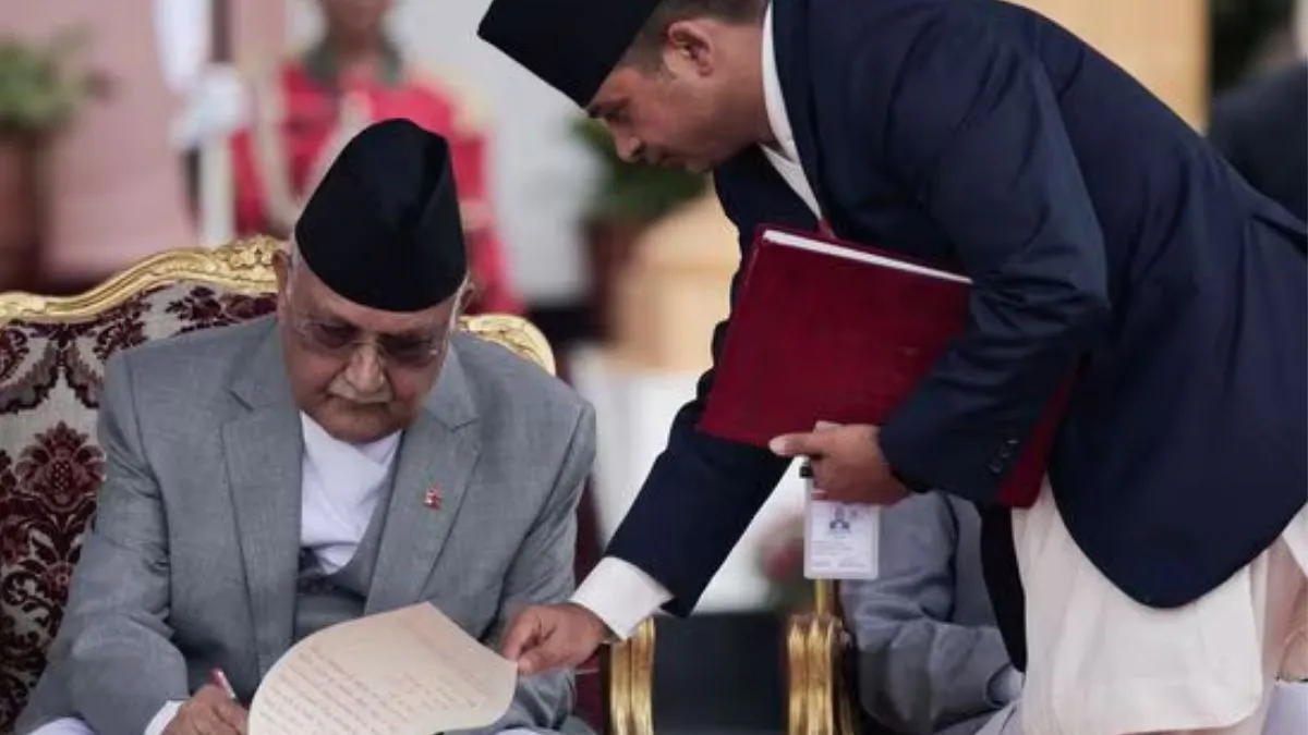 KP Sharma Oli Sworn-In As Nepal PM For Fourth Term; PM Modi, Kharge ...