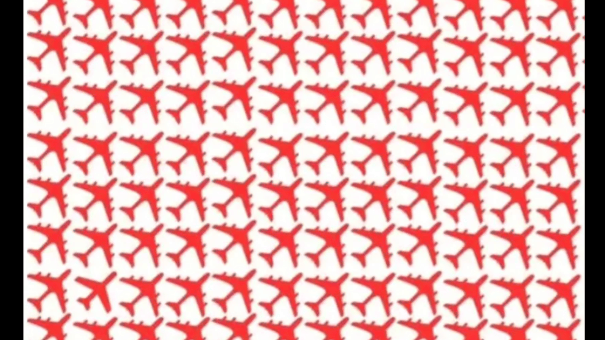 Spot The Odd Plane In Under 10 Seconds | Optical Illusion