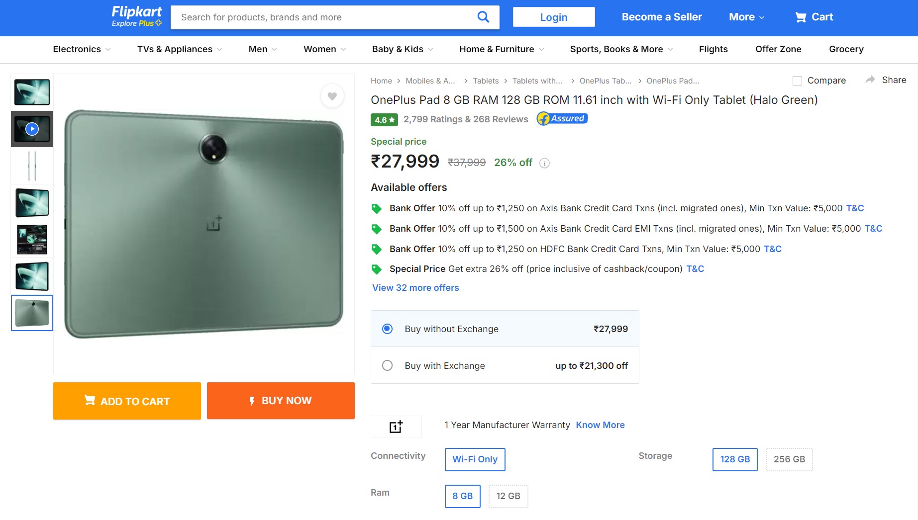 Flipkart GOAT Sale 2024: OnePlus Pad Price Drops To 'Lowest Ever' Under Rs 28,000 On Flipkart ...