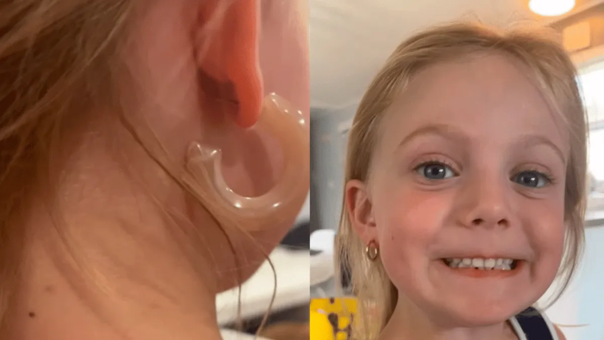 4-Year-Old Successfully Pierces Her Own Ears; Father’s Scared Reaction ...