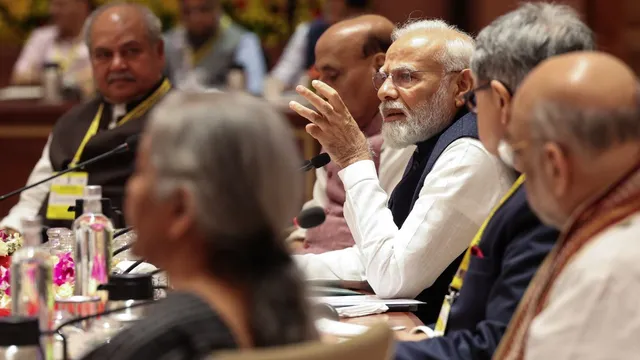 PM Modi Chairs NITI Aayog Meet, Mamata Banerjee In Attendance Amid Oppn’s Big No-Show