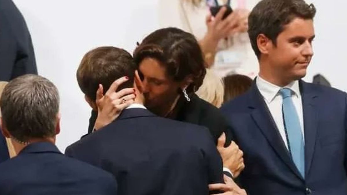 Emmanuel Macron’s ‘Intimate Kiss’ With Sports Minister Goes Viral ...