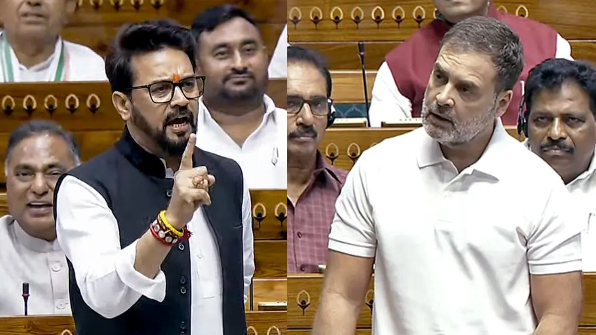 Anurag Thakur's Swipe At Rahul Gandhi Over 'Caste Census' Remark ...