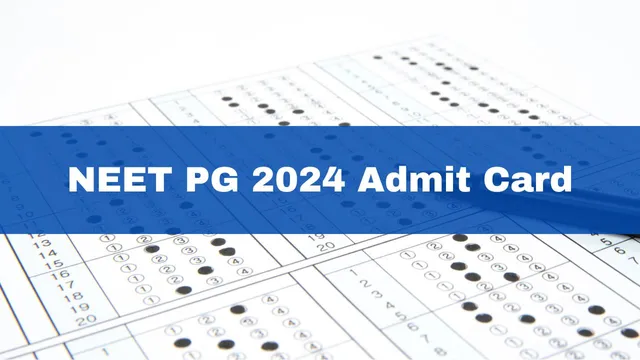 NEET PG 2024 Admit Card Date And Time: NBE NEET Hall Tickets To Be Released Tomorrow At natboard ...