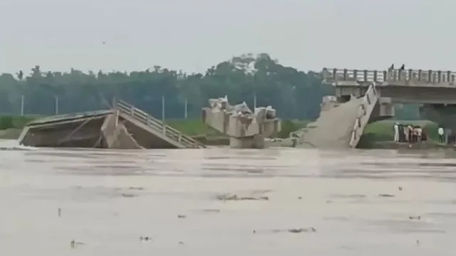 Bihar Bridge Collapse: Portion Of Under-Construction Bridge Over Ganga Collapses In Katihar