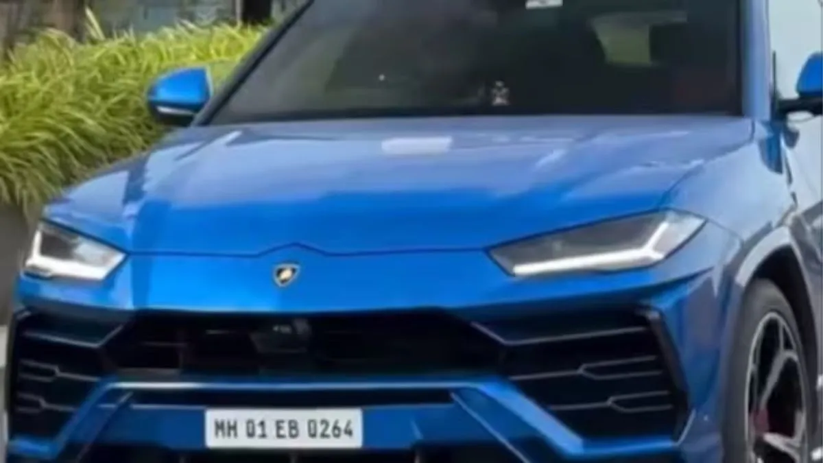 Video Of Rohit Sharma Driving His Lamborghini With Special '0264 ...