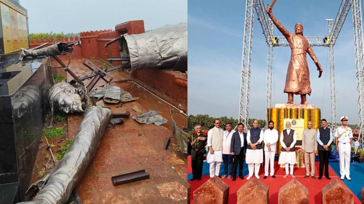 Shivaji Statue Collapse Within Eight Months Brings Criticism To BJP ...