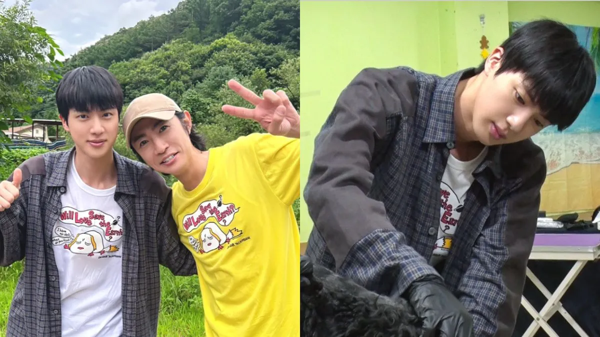 BTS Jin Takes Care Of Puppies In Japanese Variety Show; Promotes Dog ...