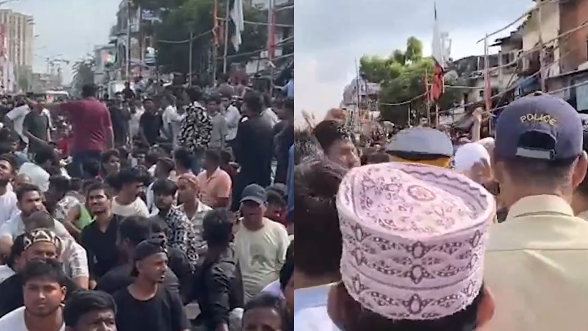 Mumbai Mosque Demolition Protest Muslims Protest In Dharavi Over BMC ...