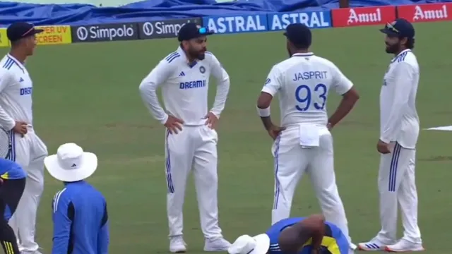 IND vs BAN 2nd Test: Virat Kohli And Ravindra Jadeja Imitate Jasprit ...