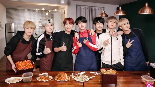 BTS Food Diaries: Look At BTS V, Suga, Jhope, Jungkook, Jin, Jimin And ...