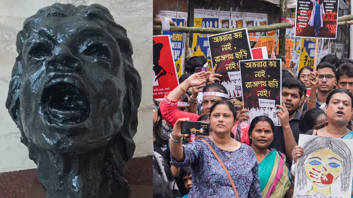Kolkata Rape Victim's Statue Erected At RG Kar Hospital As Mark Of ...