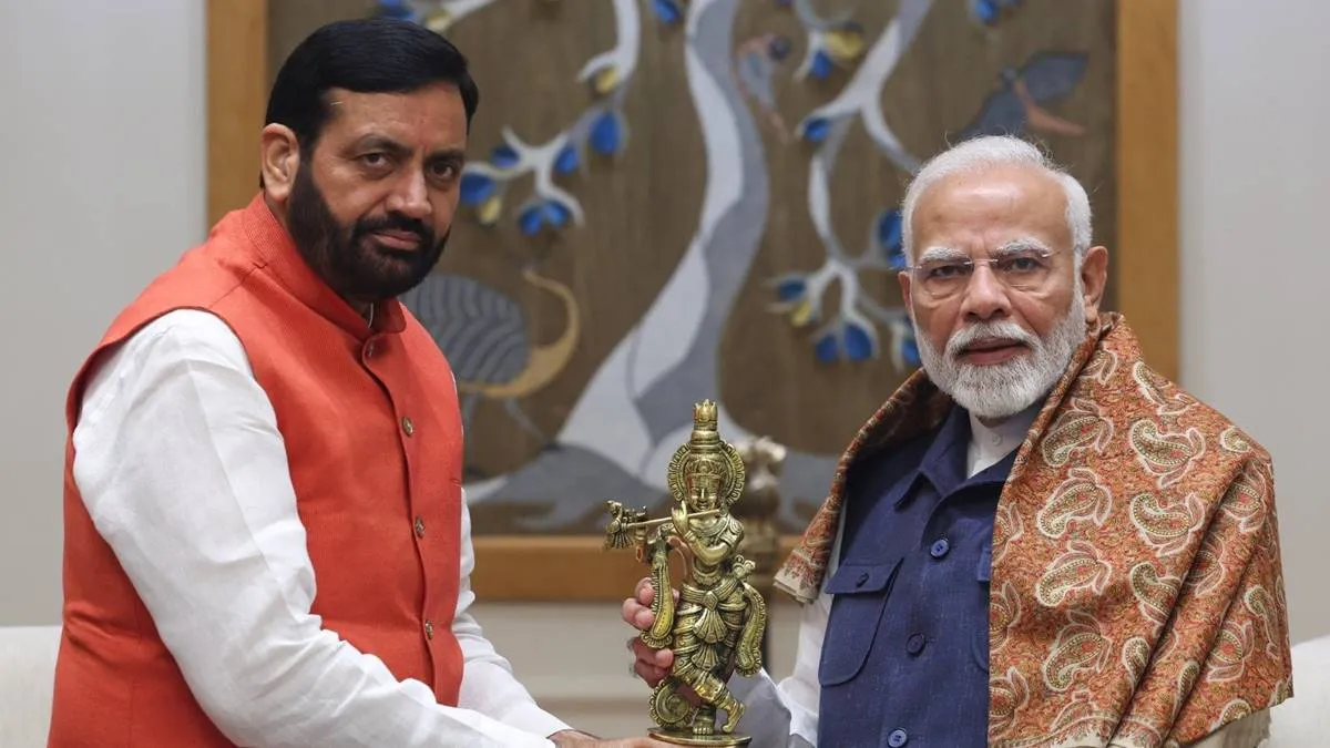 Haryana CM Nayab Singh Saini Meets PM Modi After BJP Secures Victory In ... Haryana CM Nayab Singh Saini Meets PM Modi After BJP Secures Victory In ...