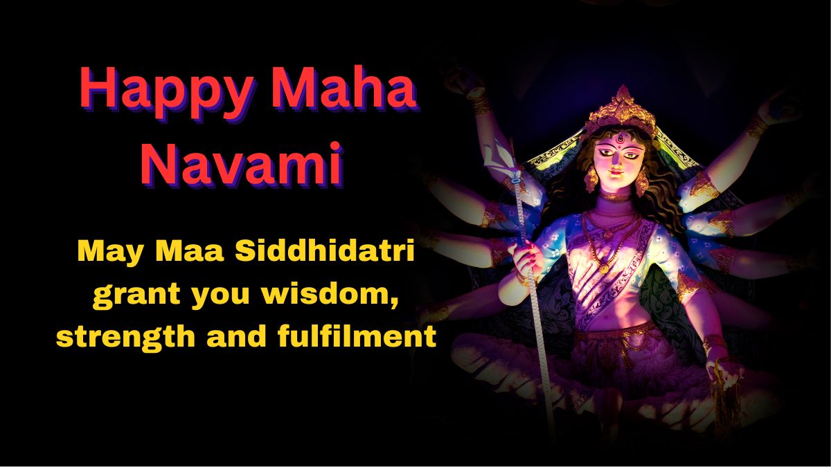 Happy Maha Navami 2024: Maa Siddhidatri Wishes, Messages, HD Images ...
