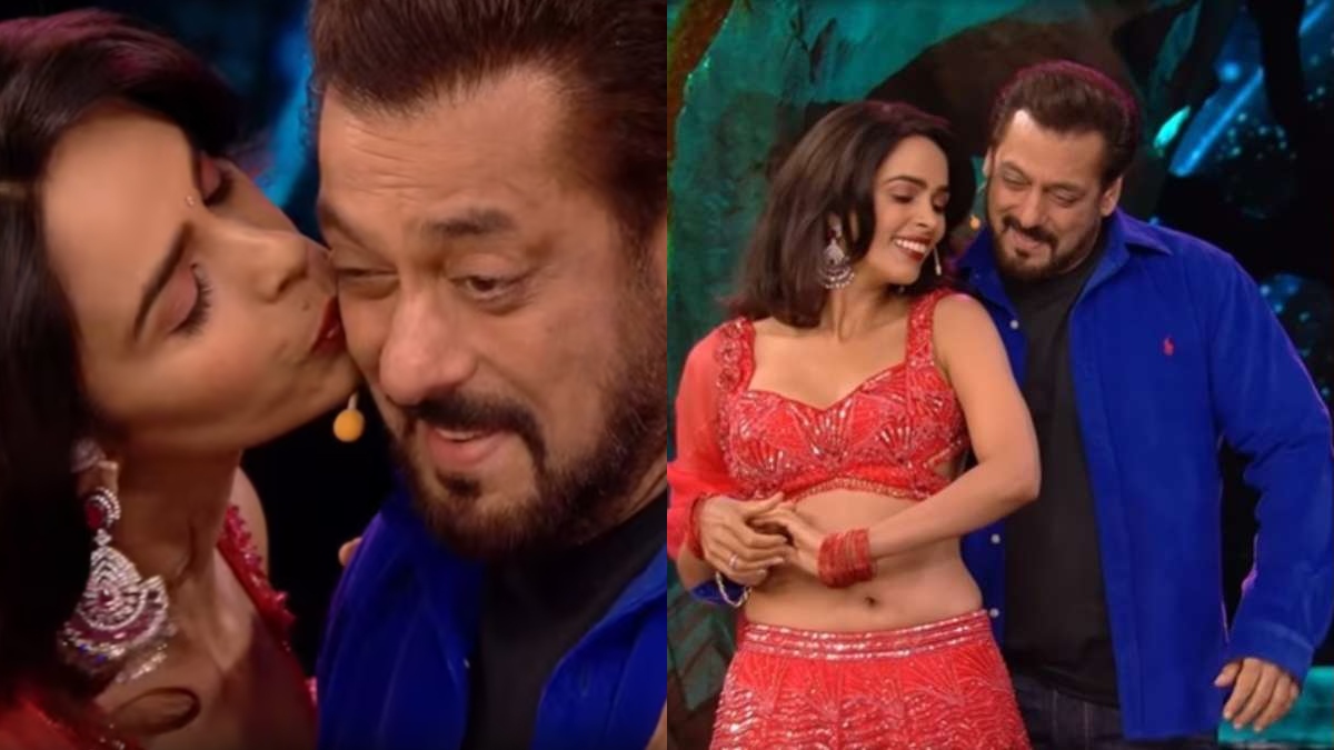 Bigg Boss 18: Mallika Sherawat Kisses Salman Khan On Cheek; His ...