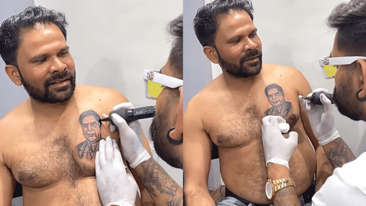 Man Gets Ratan Tata’s Face Tattooed On Chest; Wholesome Reason Behind ...