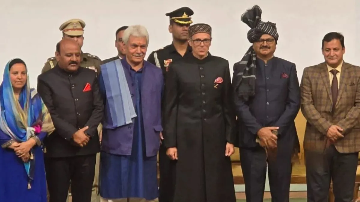 Jammu Kashmir New Cm 2024 Oath Ceremony Live Omar Abdullah Sworn In As